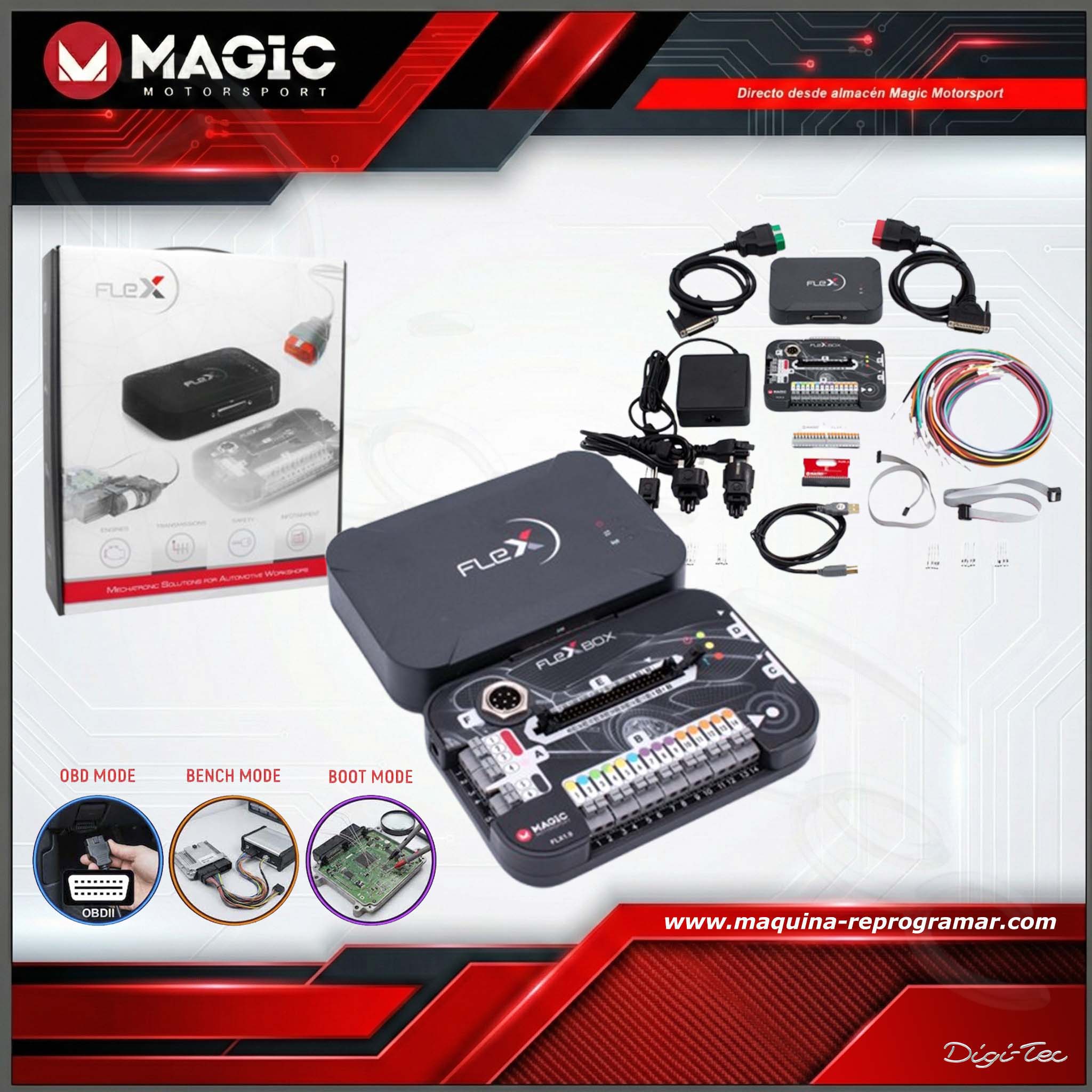 Kit FLEX con software Master FULL activado – Magic Motor Sport España